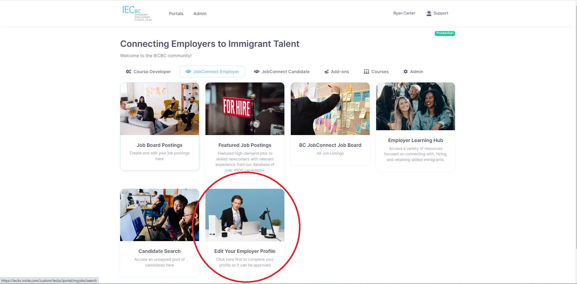 How to: Complete your BC JobConnect Employer Profile - IEC-BC BC Job ...