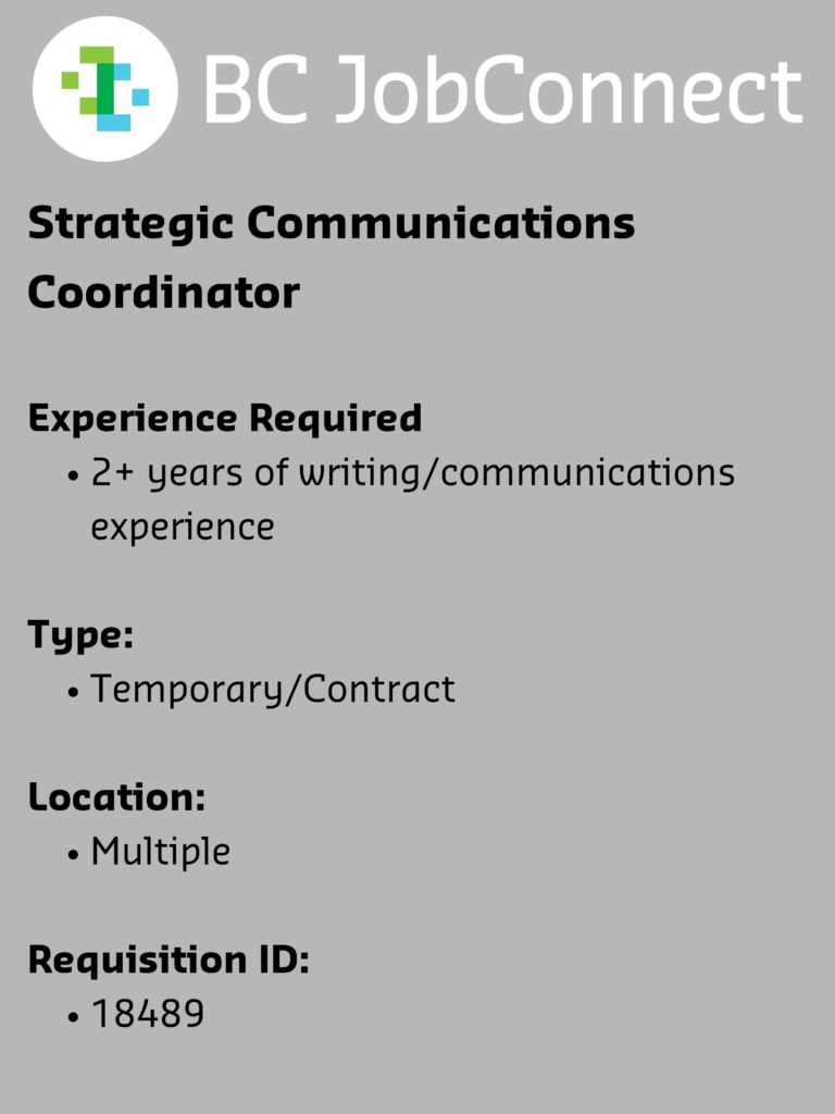 Featured Job Postings - IEC-BC BC Job Connect