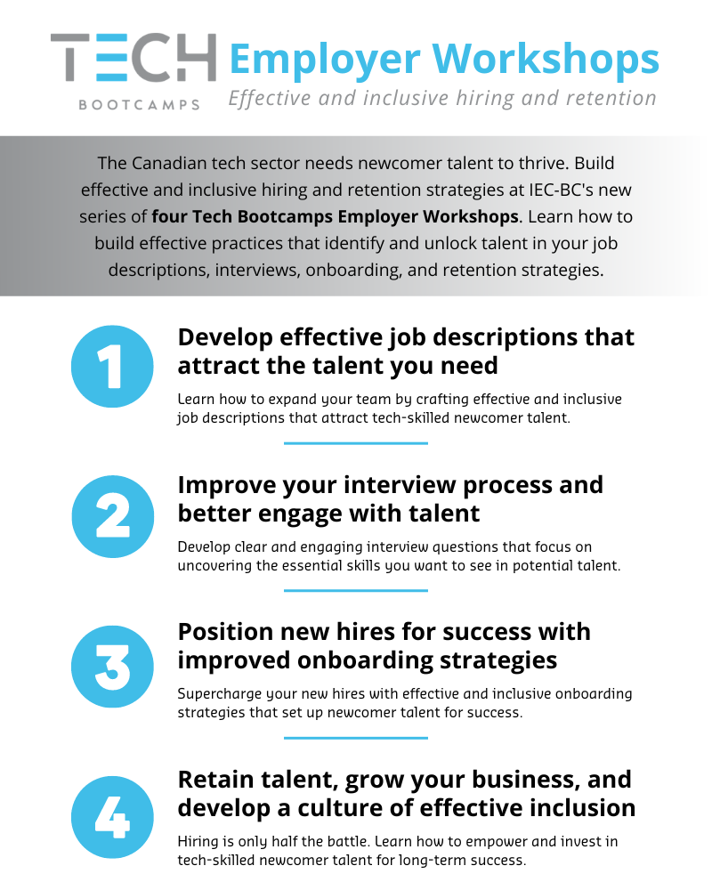Tech Bootcamps - IEC-BC BC Job Connect